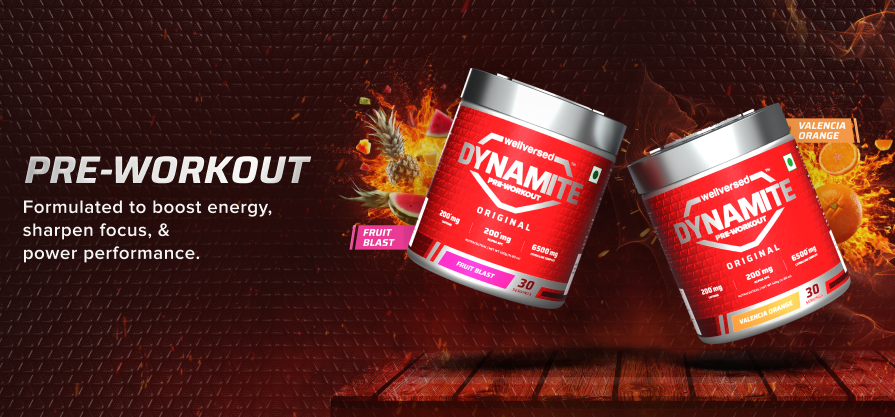 Best Pre Workout Supplements & Drinks Online in India — Wellversed
