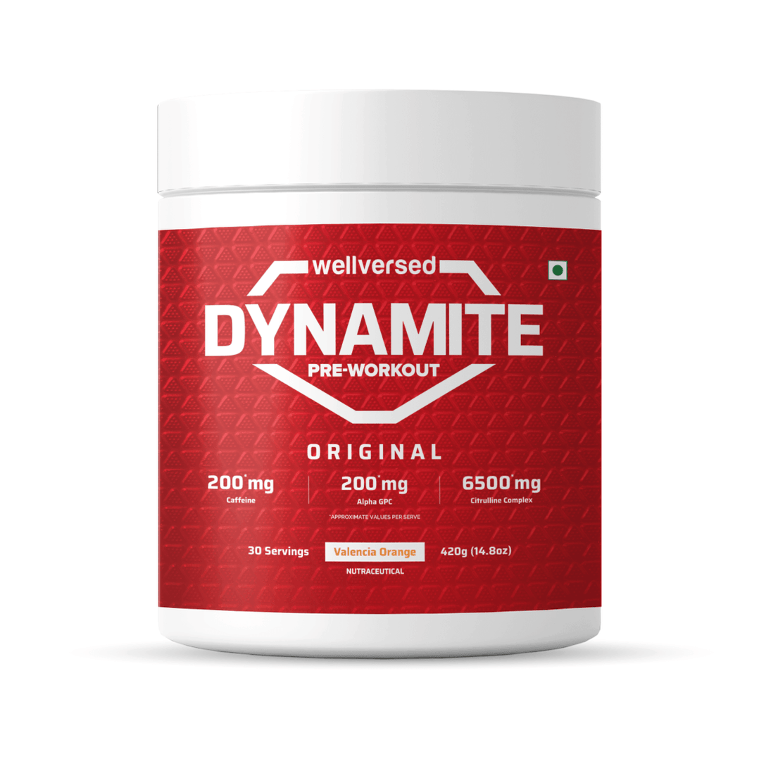 Dynamite Pre-Workout (420g, 30 Servings) | Valencia Orange | Pre-Worko ...