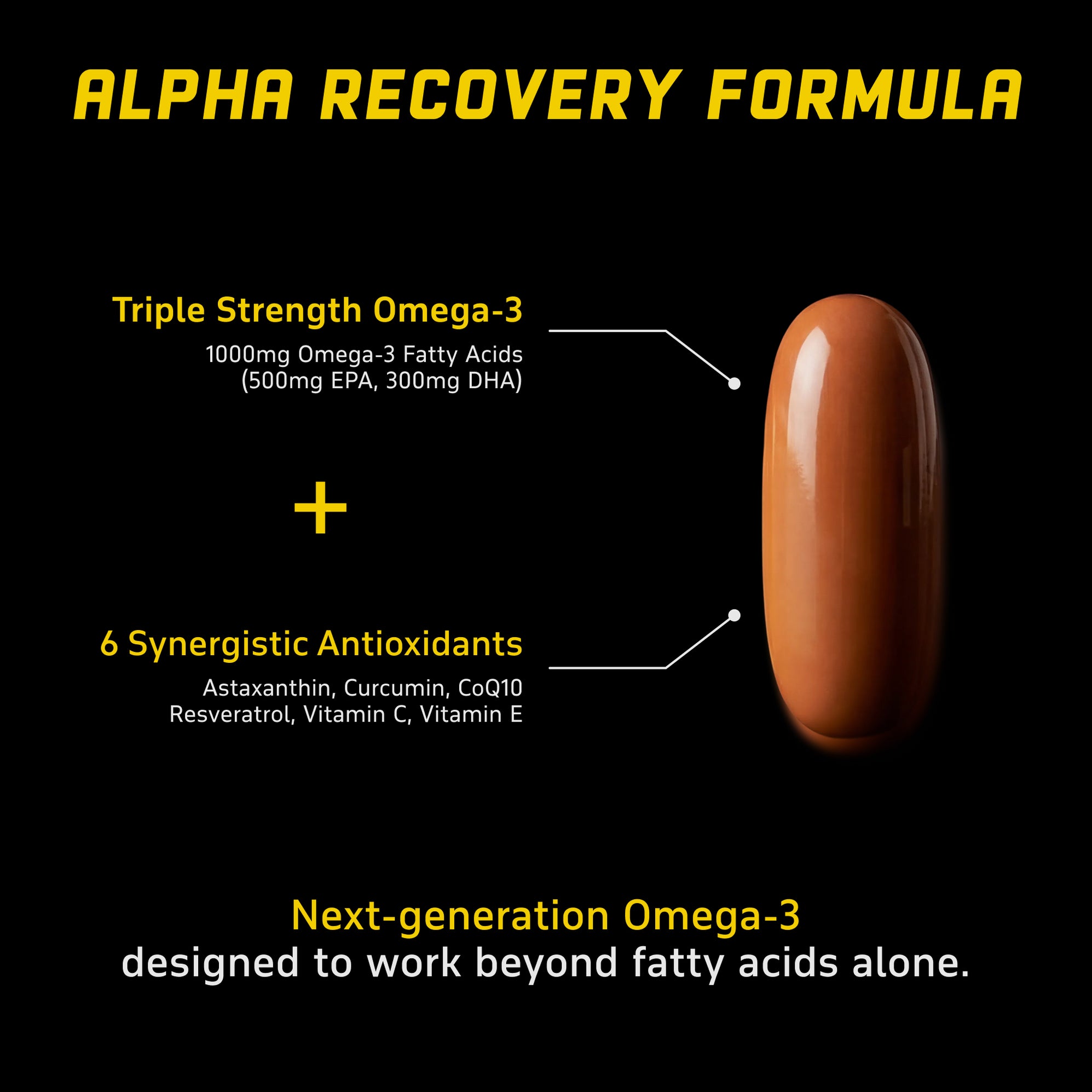 YouWeFit Omega-3 Alpha Recovery Capsules — Wellversed