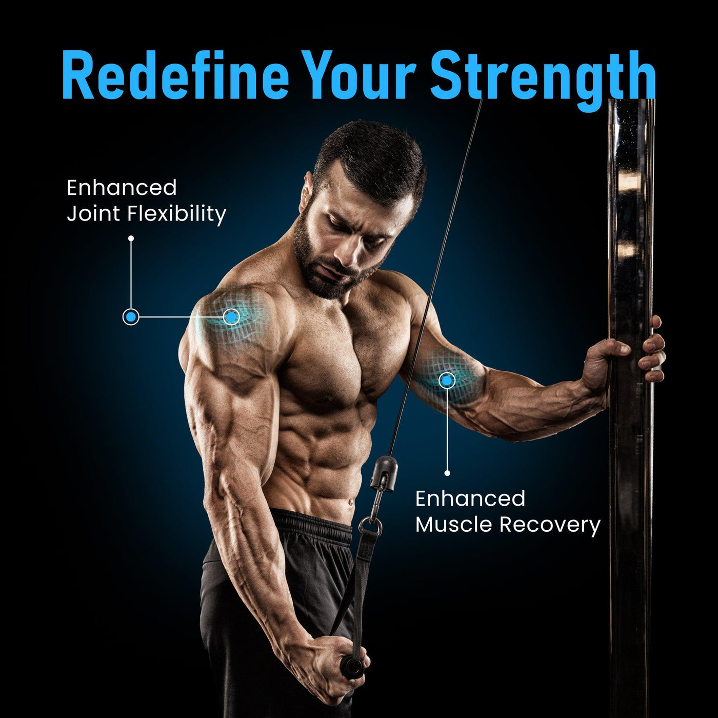 YouWeFit Omega-3 Fish Oil (60 Capsules), 1250mg — Wellversed