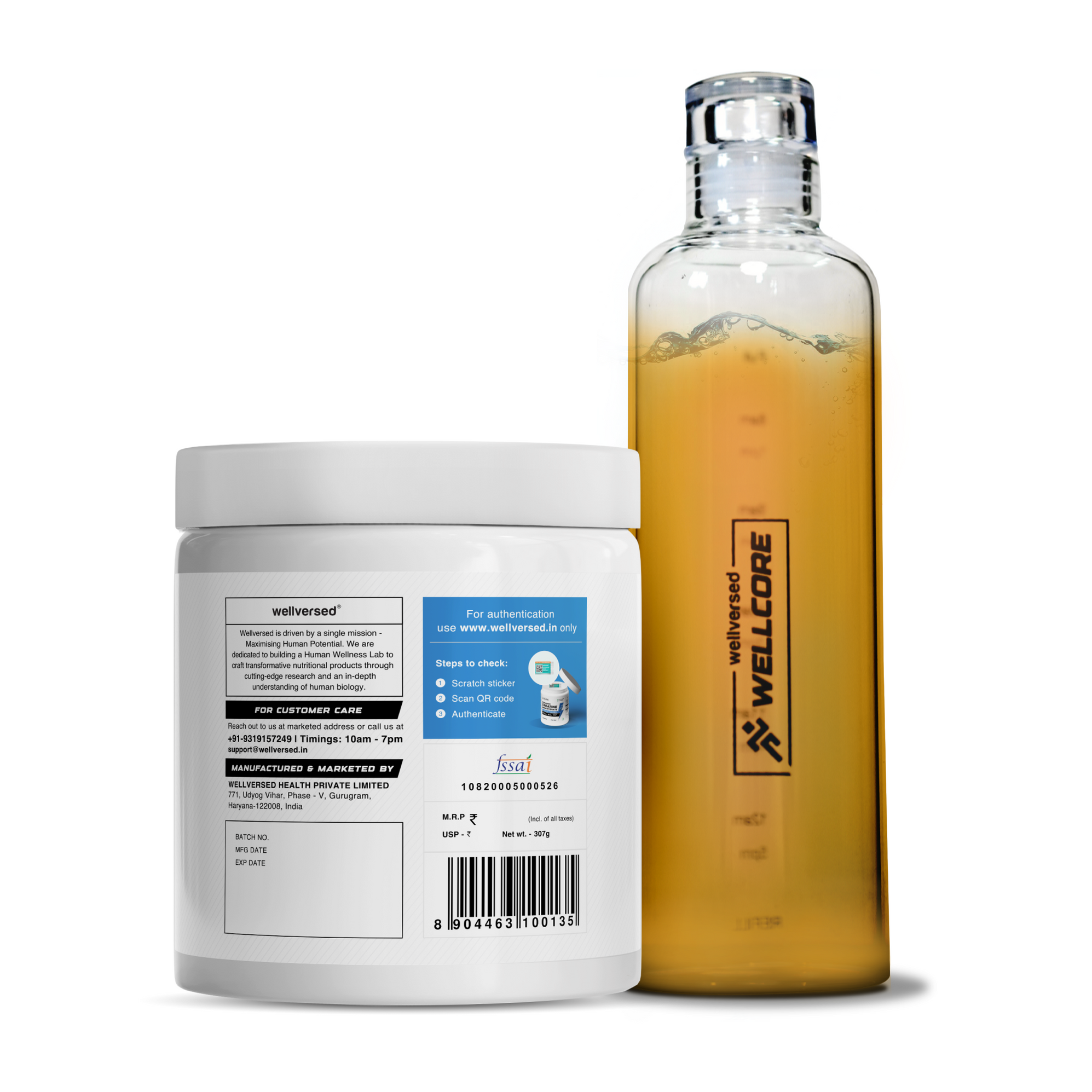 Wellcore - Micronised Creatine Monohydrate (83 Servings, Tropical Tang ...