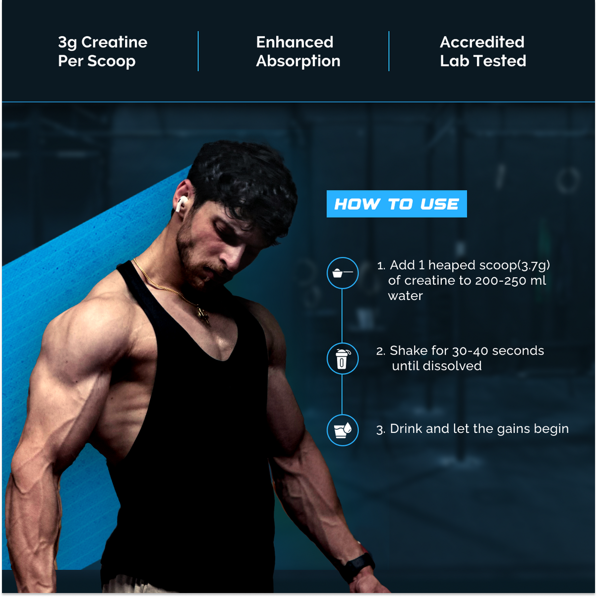 Buy Wellcore Pure Micronised Creatine Monohydrate (122g, 33 Servings) Kiwi Kick — Wellversed