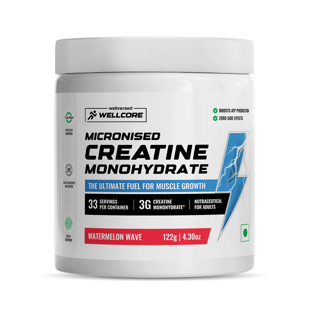 Wellcore - Pure Micronised Creatine Monohydrate | Watermelon Wave (122 ...