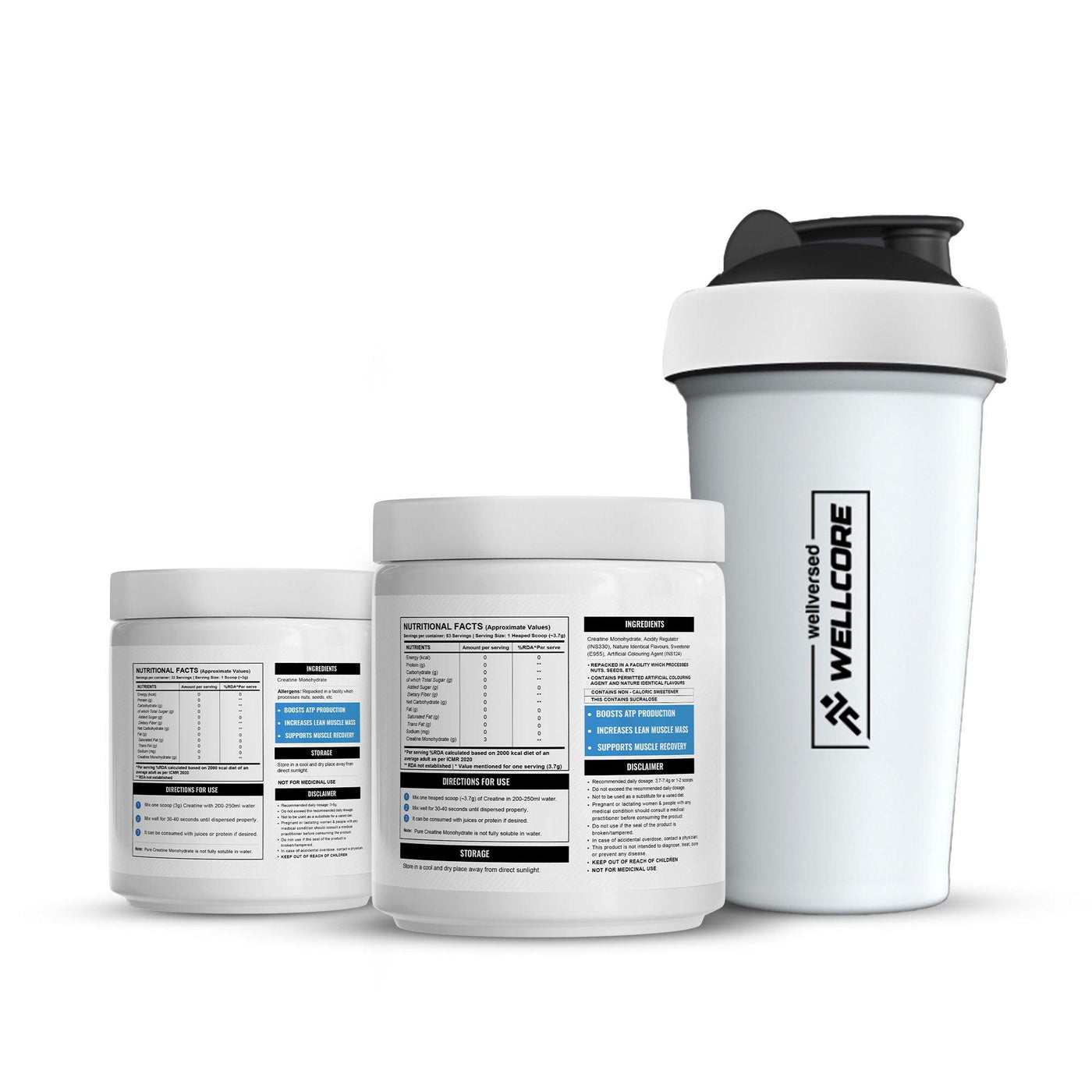 Wellcore - Micronised Creatine Monohydrate (83 Servings, Fruit Fusion ...