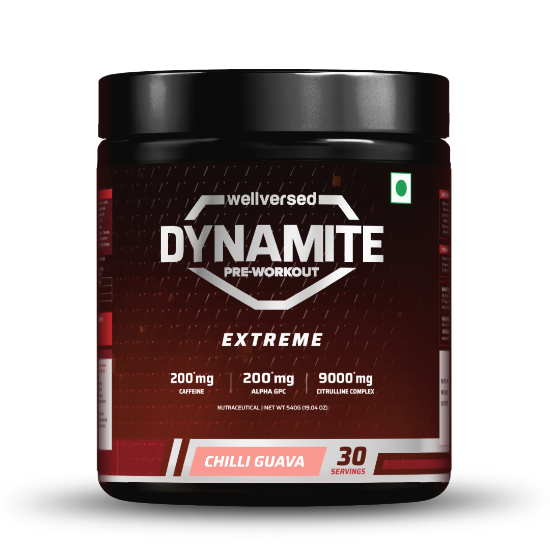 Dynamite Pre-Workout EXTREME (540g, 30 Servings) | Chilli Guava ...