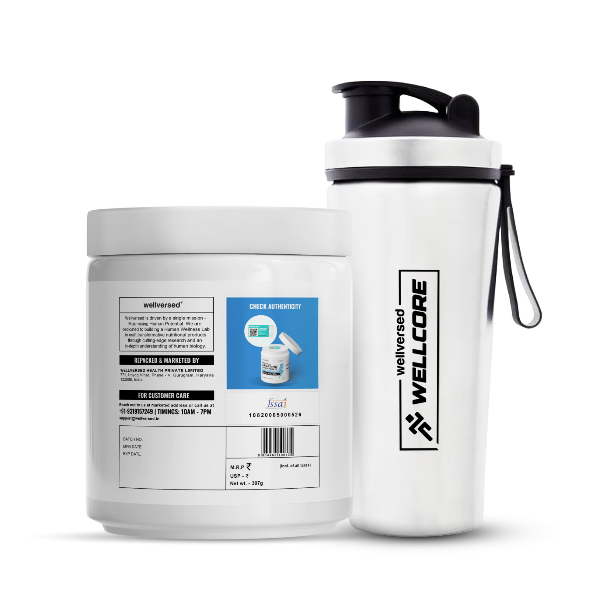 Wellcore - Micronised Creatine Monohydrate (83 Servings, Tropical Tang ...