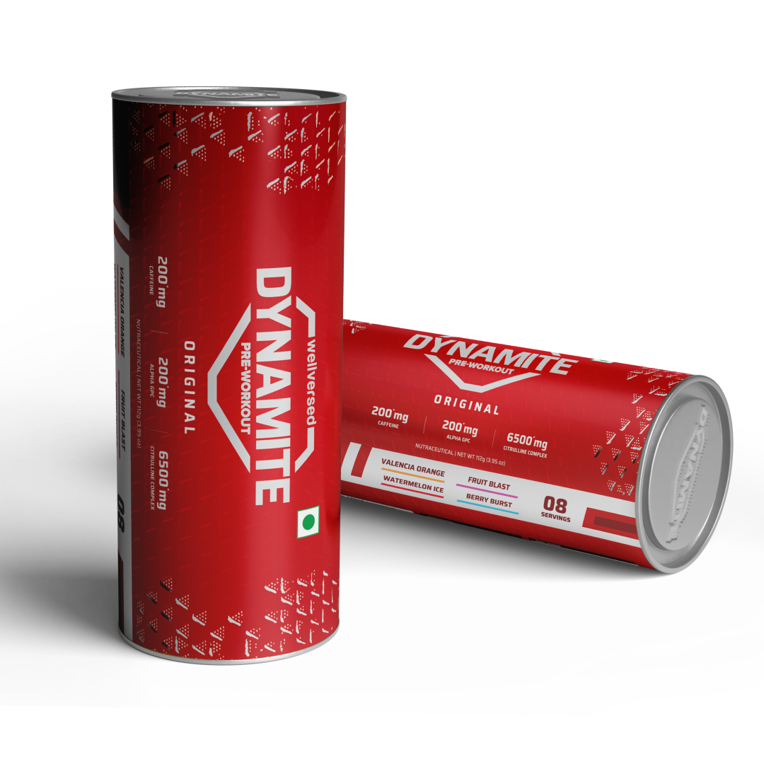 Dynamite Original Pre-workout Sachets (Pack of 8, Assorted Flavours ...