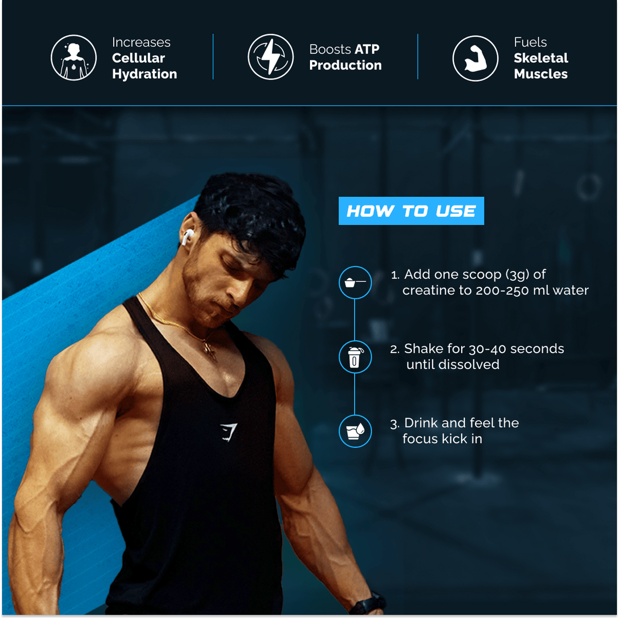 Wellcore - Micronised Creatine Monohydrate (250g, 83 Servings) — Wellversed