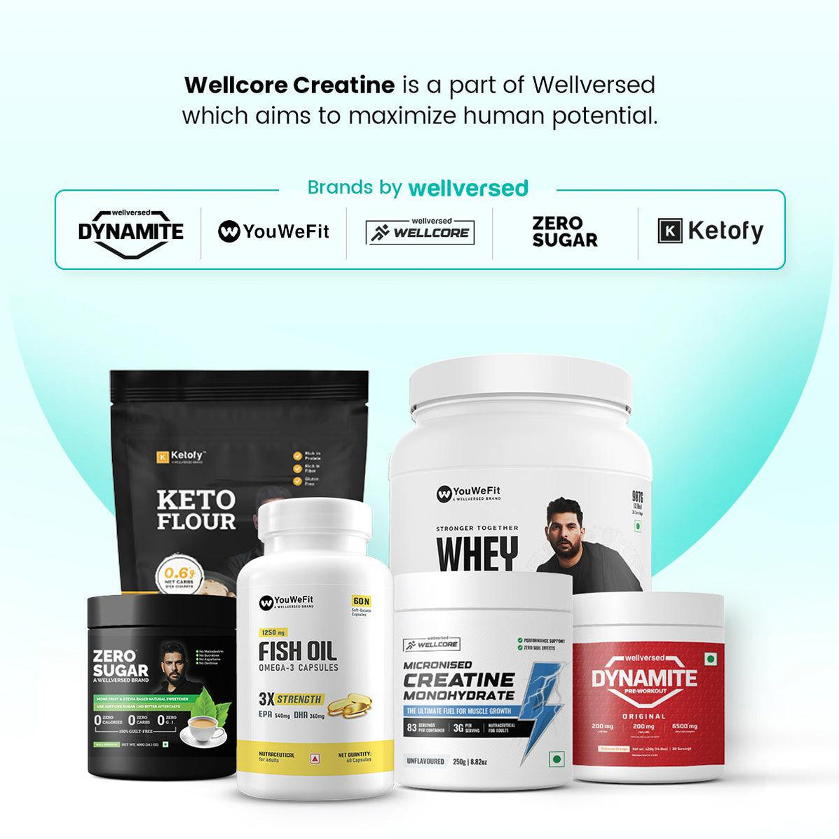 Wellcore - Micronised Creatine Monohydrate (250g, 83 Servings) — Wellversed