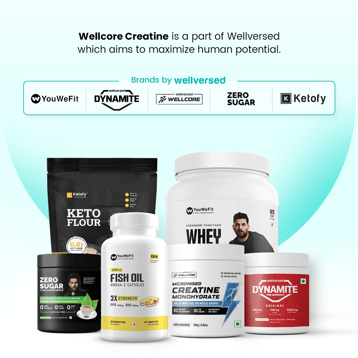 Buy Wellcore Pure Micronised Creatine Monohydrate (307g, 83 Servings ...
